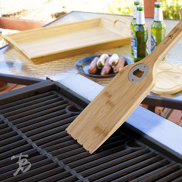 Totally Bamboo BBQ Grill Scraper with Bottle Opener — KitchenKapers