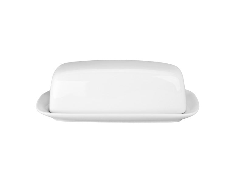 BIA Cordon Bleu White Porcelain Butter Dish — KitchenKapers