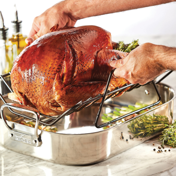 AllClad Stainless Roaster Combo — KitchenKapers
