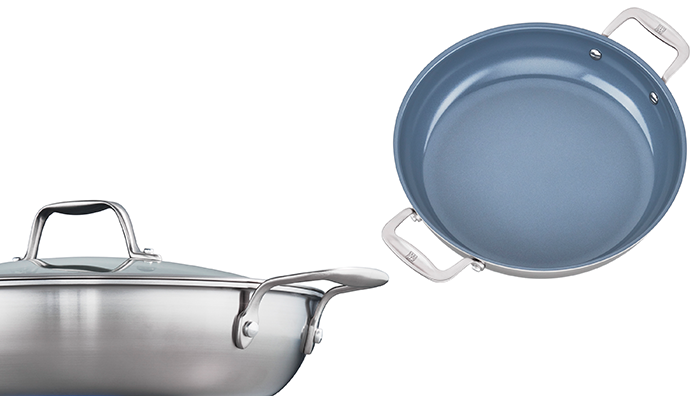 Zwilling J.A. Henckels Spirit Ceramic Nonstick 4 Qt Braiser with Lid ...